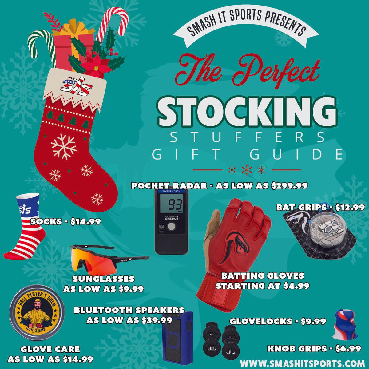 The Perfect Stocking Stuffer Gift Guide For Baseball and Softball Play ...