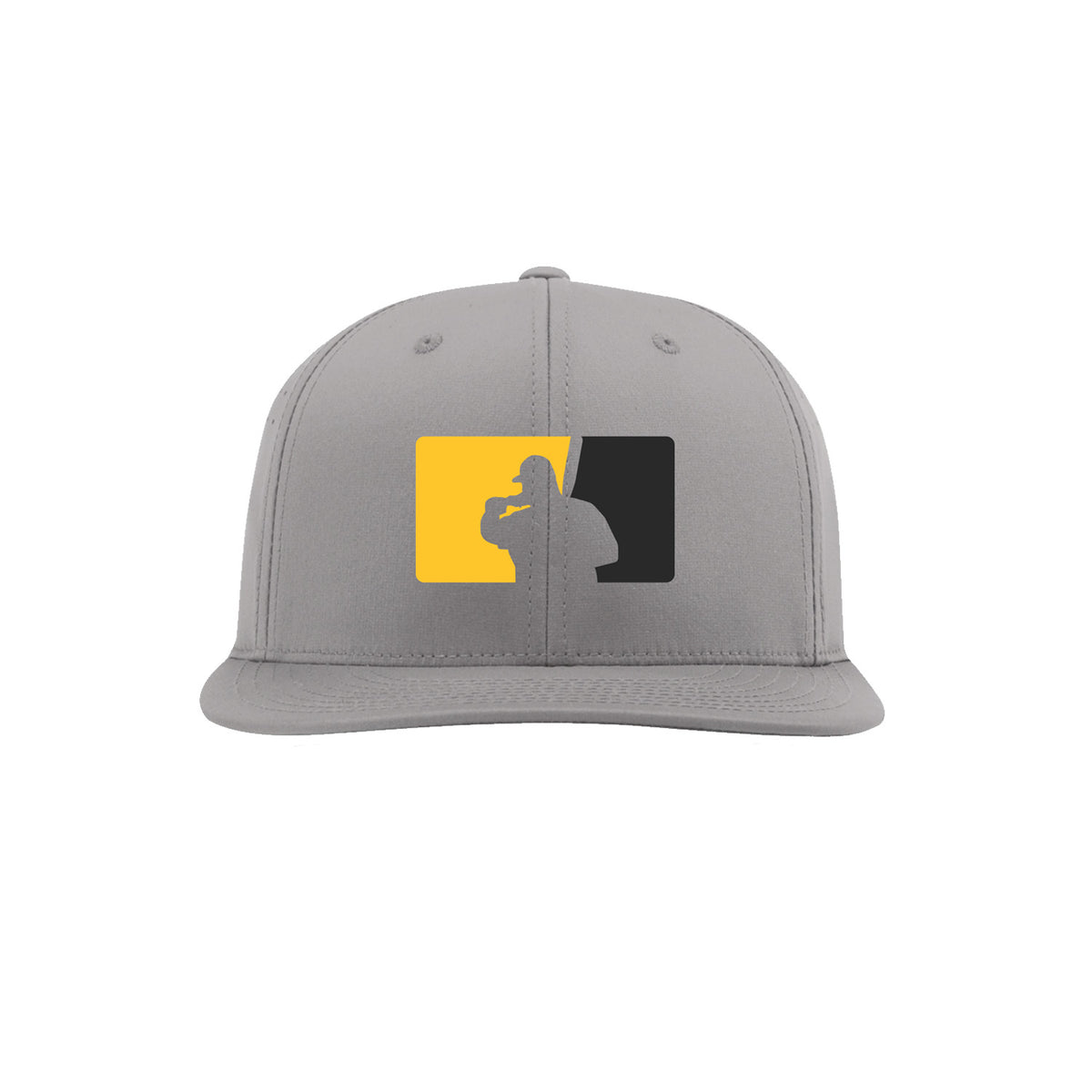 Fat Guy BP Fitted Hat - PTS30 (Grey/Black/Athletic Gold) – Smash It Sports