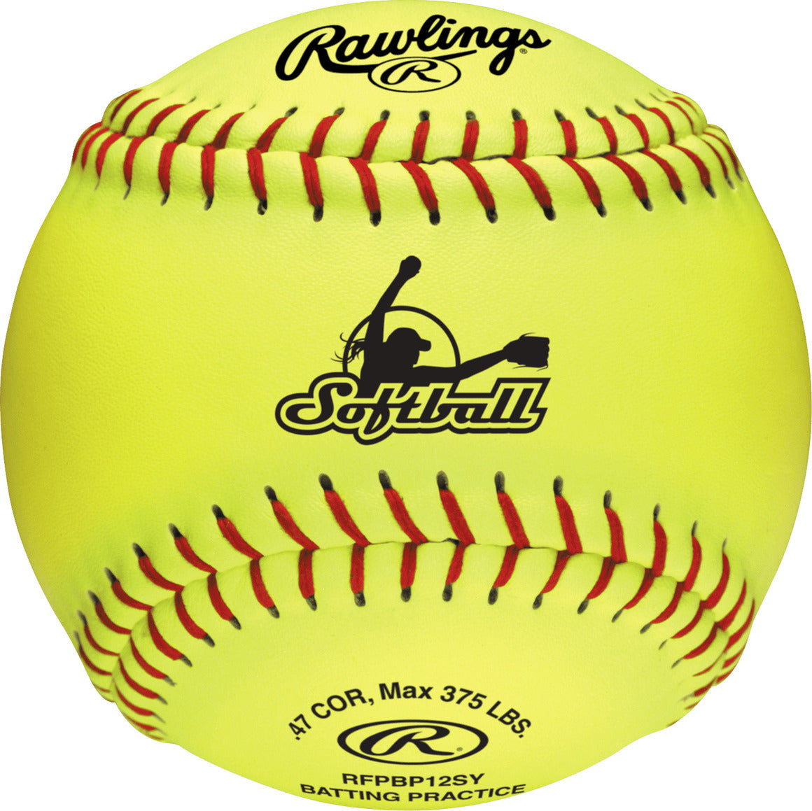 Rawlings 12" Batting Practice Fastpitch Softballs RFPBP12SY – Smash It ...