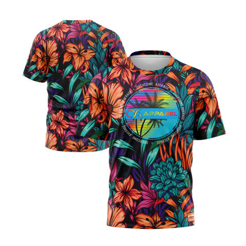Overcome Average Short Sleeve Shirt - Floral – Smash It Sports