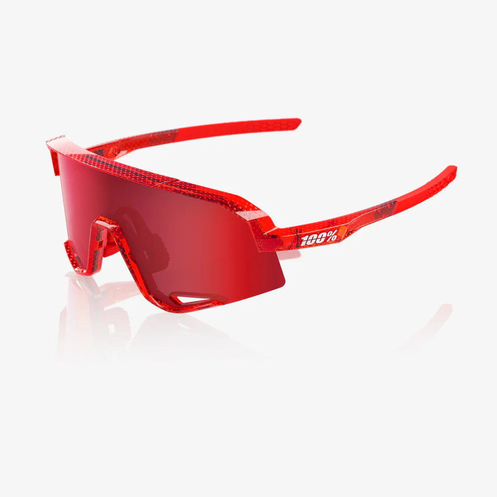 100 Percent Sunglasses - SLENDALE - Campari Translucent Red - HiPER Fi ...