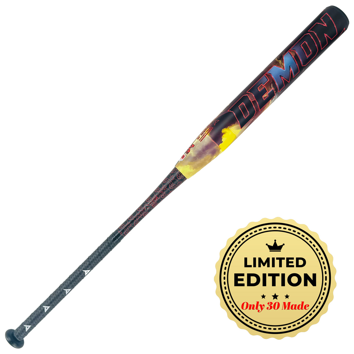 2025 Anarchy Demon Black Limited Edition End Load USA/ASA Slowpitch So ...