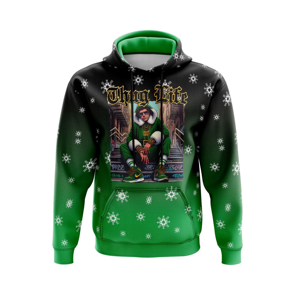 Elf Thug Life - Hoodie (Customized Buy-In) – Smash It Sports