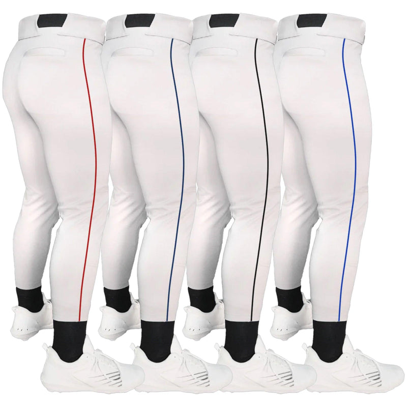 Original Dirty Mids - Piped Collection Baseball Pants (White) – Smash ...