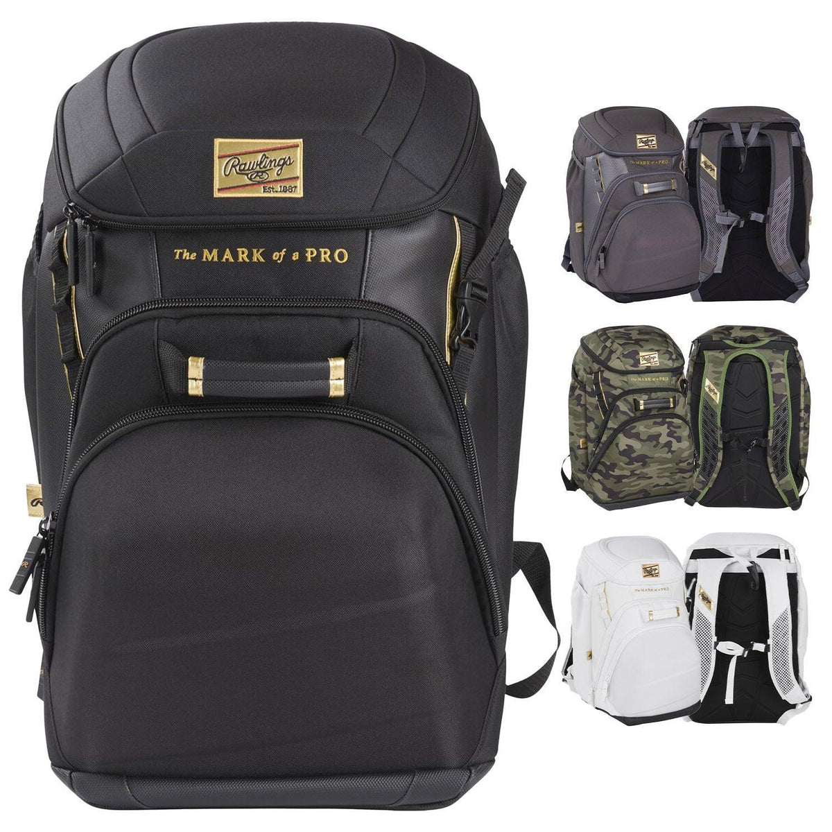 Rawlings Gold Collection Backpack Bag – Smash It Sports