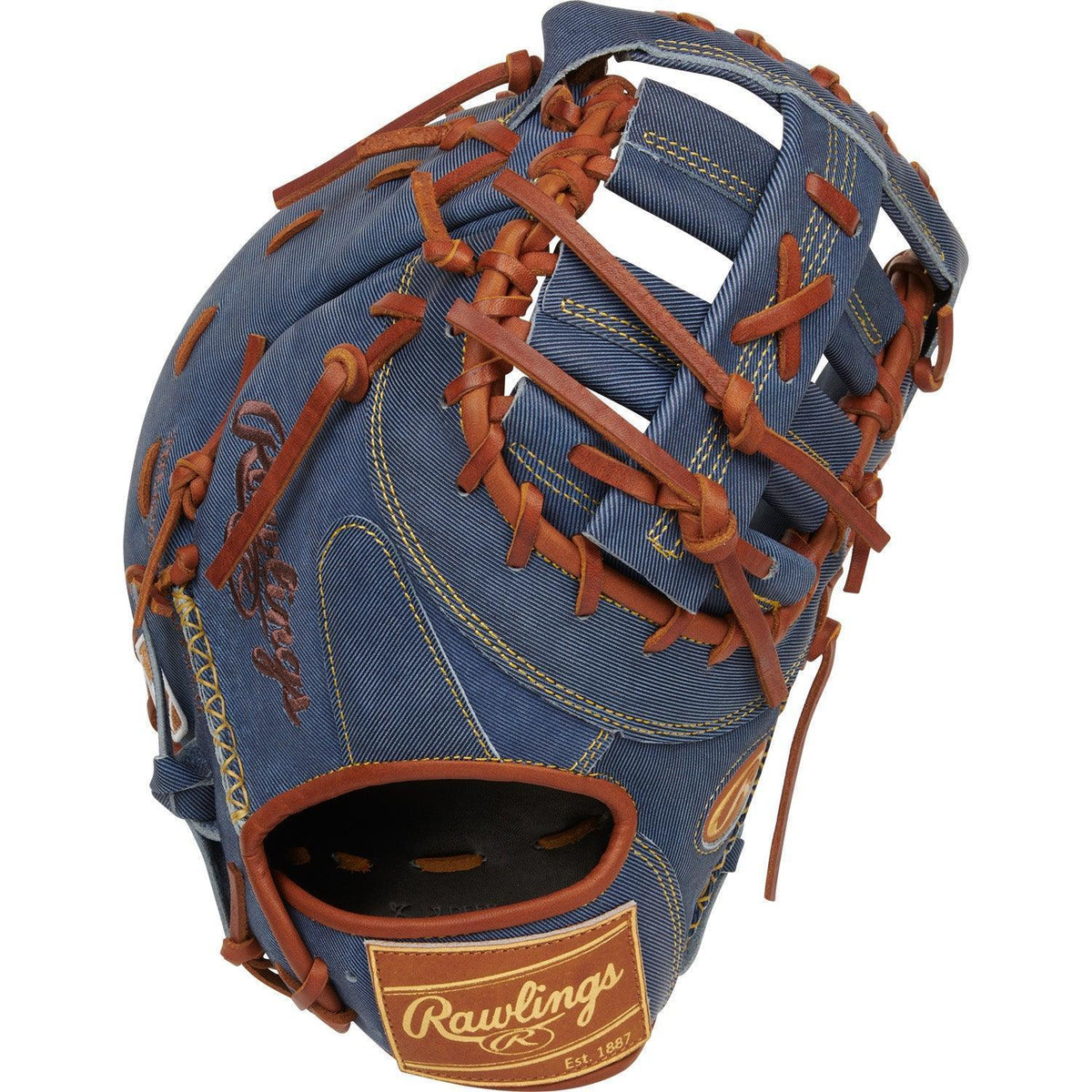 Rawlings Heart of the Hide Pro Label Denim Edition 13" First Base Mitt ...
