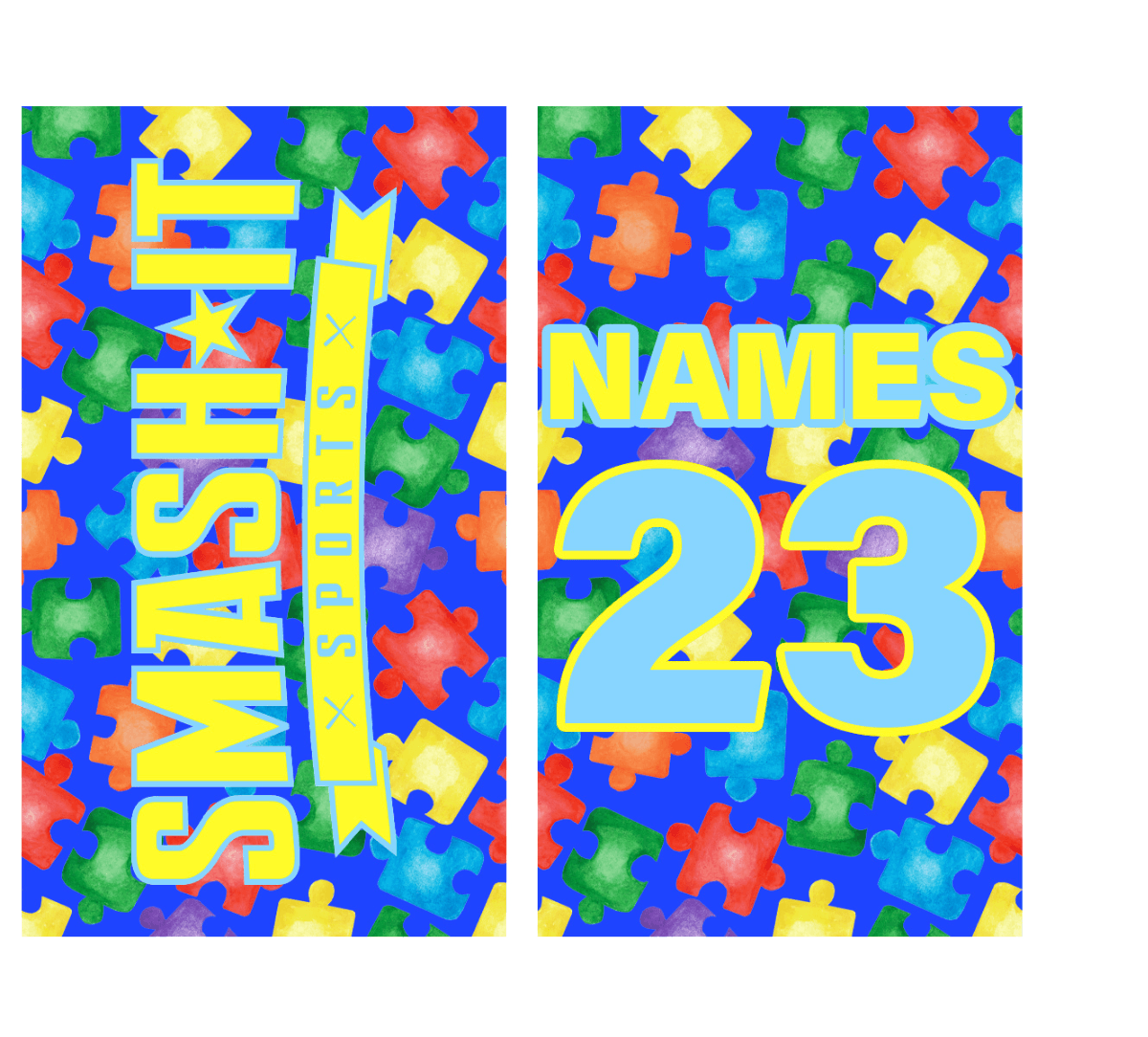 Limited Time Offer Autism Awareness Bag Tag – Smash It Sports